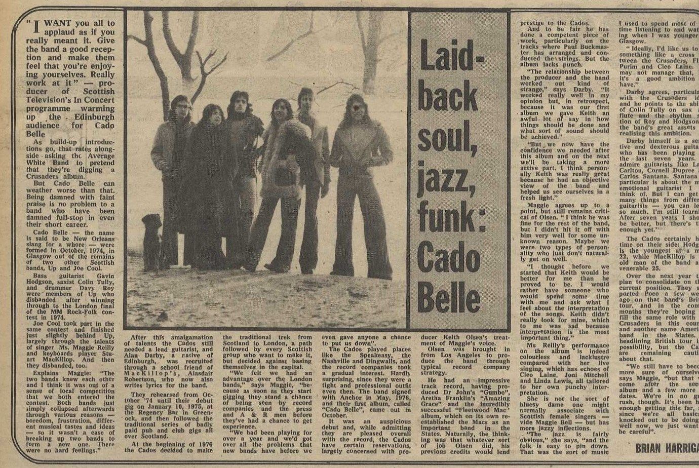 Cado Belle - Maggie Reilly Fansite